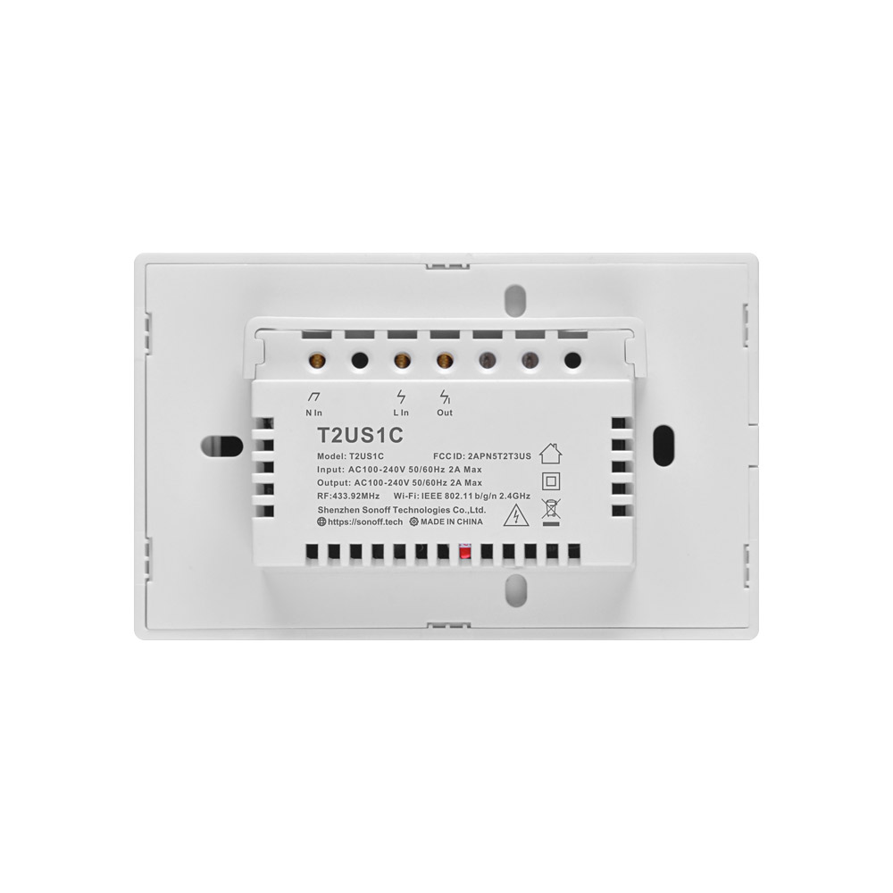 SONOFF TX_ T2_ US_ 1C_ White Series WiFi Wall Switches - SONOFF EGYPT